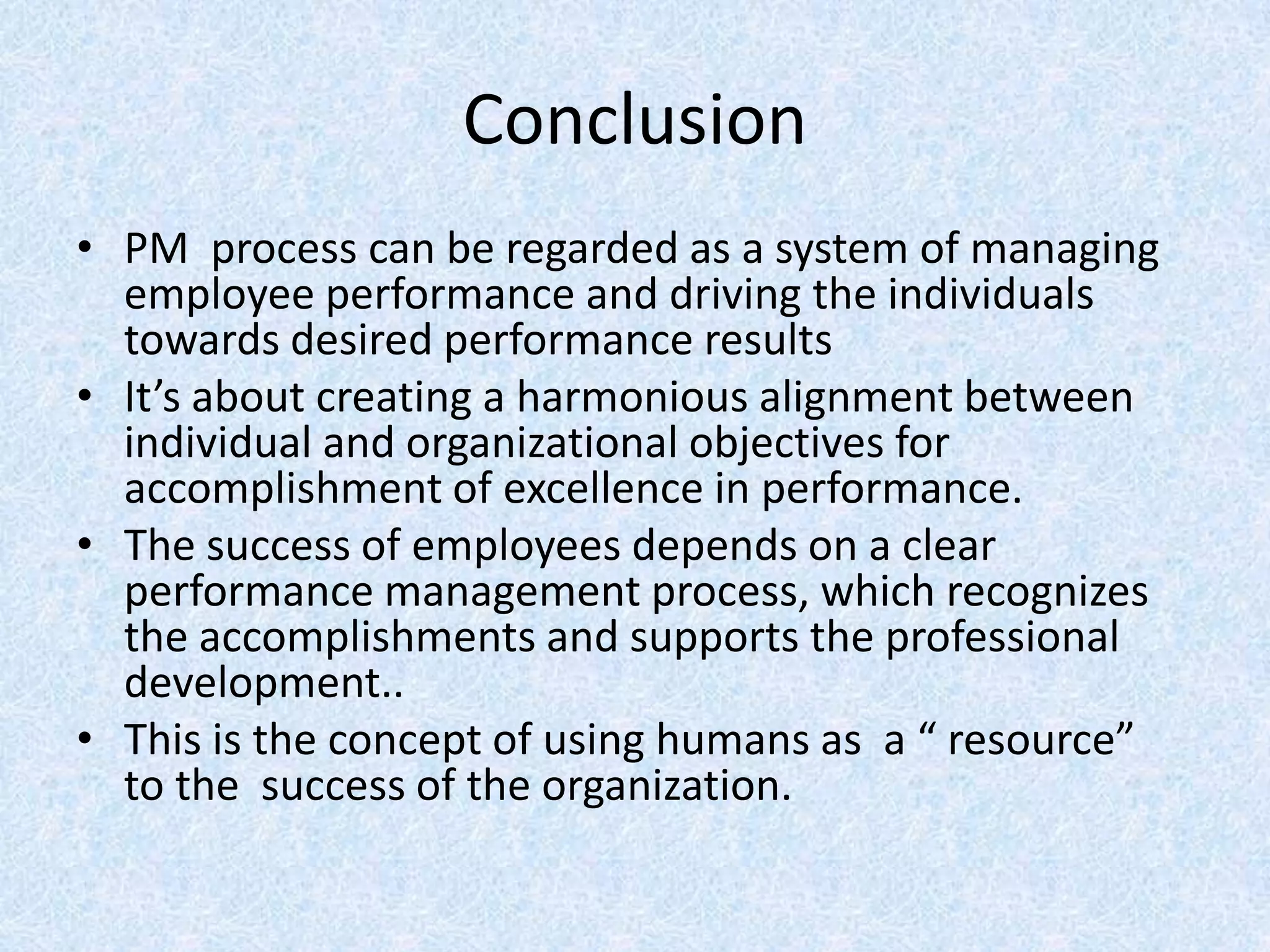 Performance management process hr | PPTX
