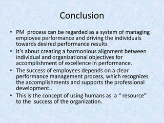 Performance management process hr | PPTX