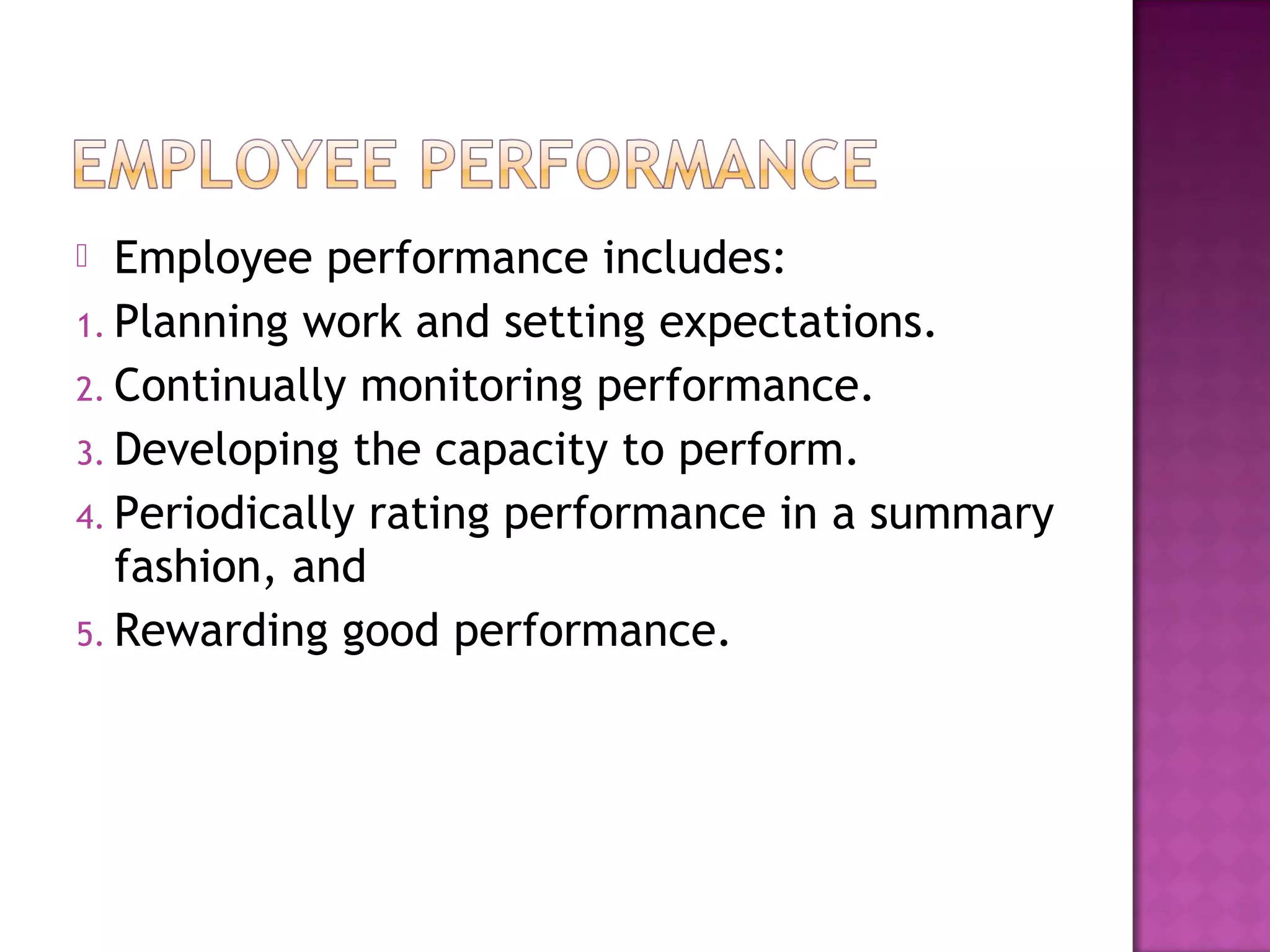 Performance management skills | PPT