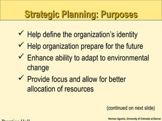 Performance Management & Strategic Planning {Lecture Notes} | PPT