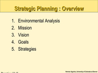 Performance Management & Strategic Planning {Lecture Notes} | PPT