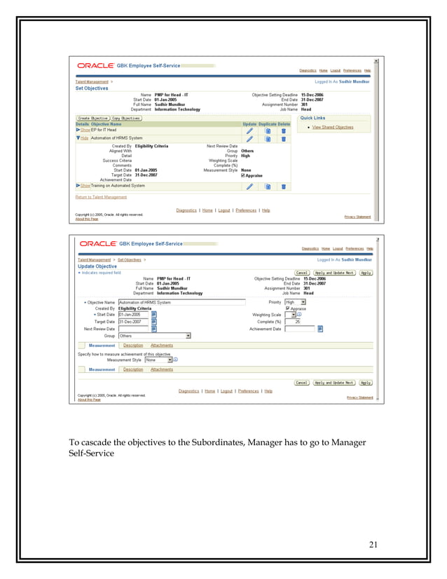 Setup Oracle EBS R12 Performance Management | DOC