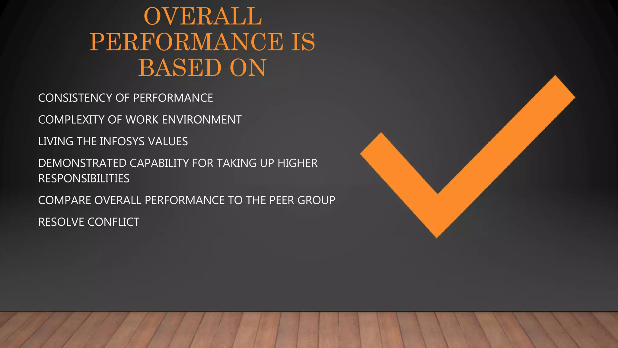Infosys - Performance management system | PPTX