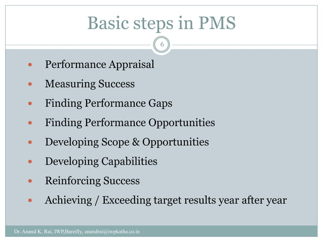 Performance management system | PPT