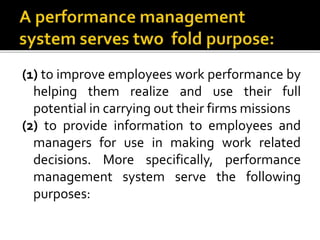 Performance management system | PPTX