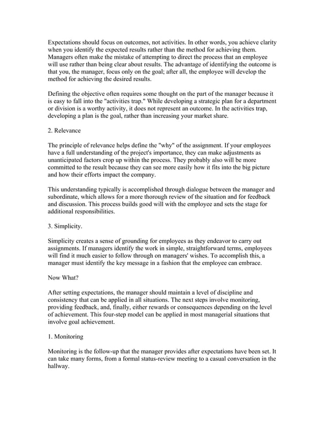 Performance management system for | PDF