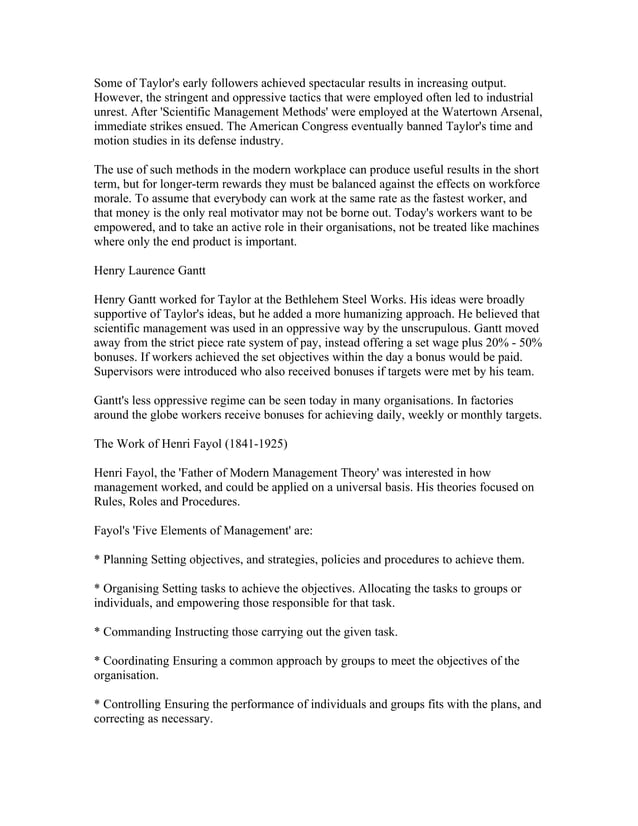 Performance management theory | DOC