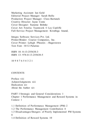 Performance management third editionherman aguinis | DOCX