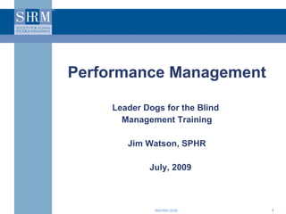 Performance Management Training Presentation | PPT