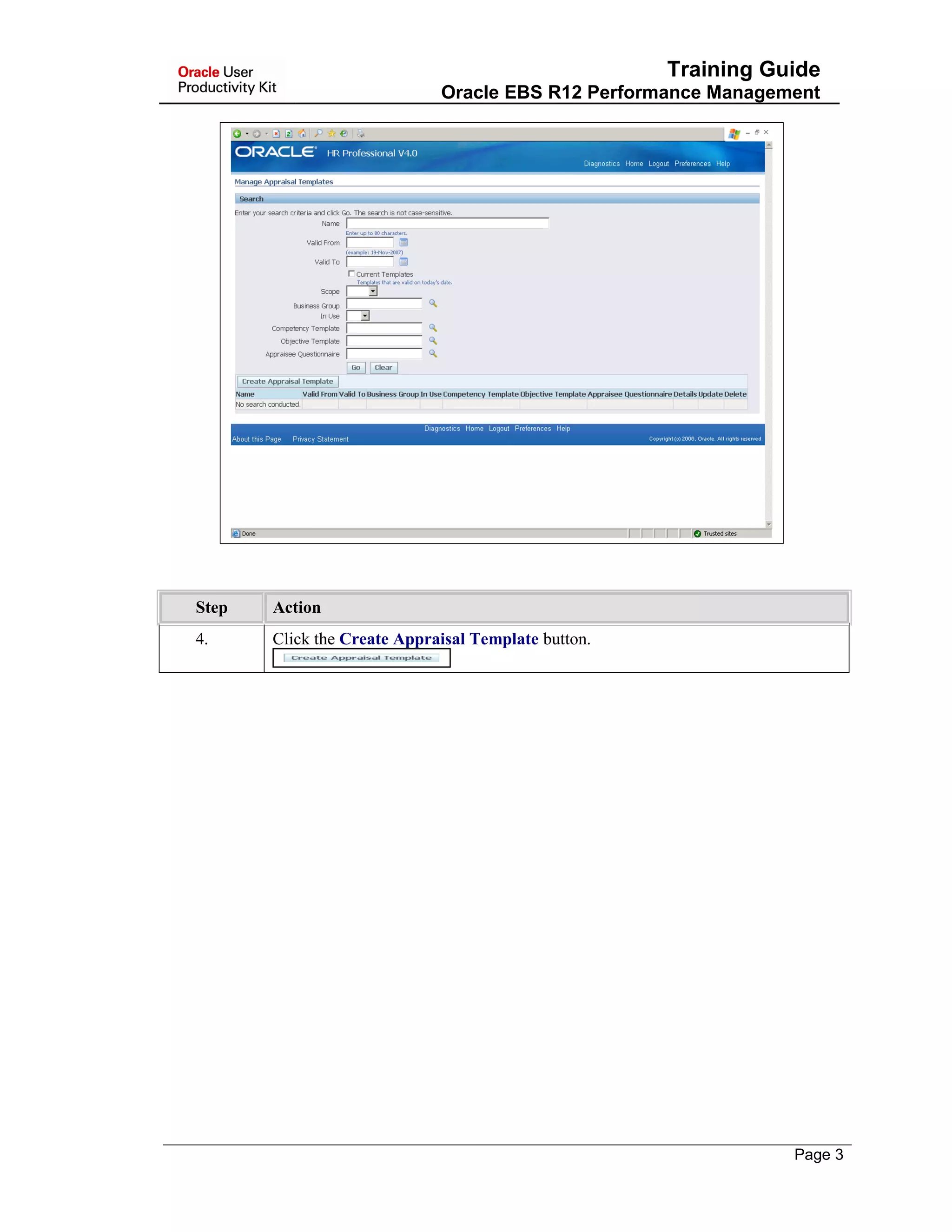 Training Guide Oracle EBS R12 Performance Management | DOC