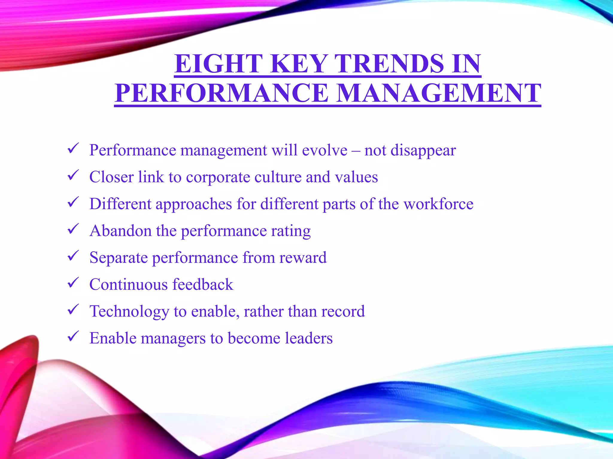 Performance management trends | PPTX