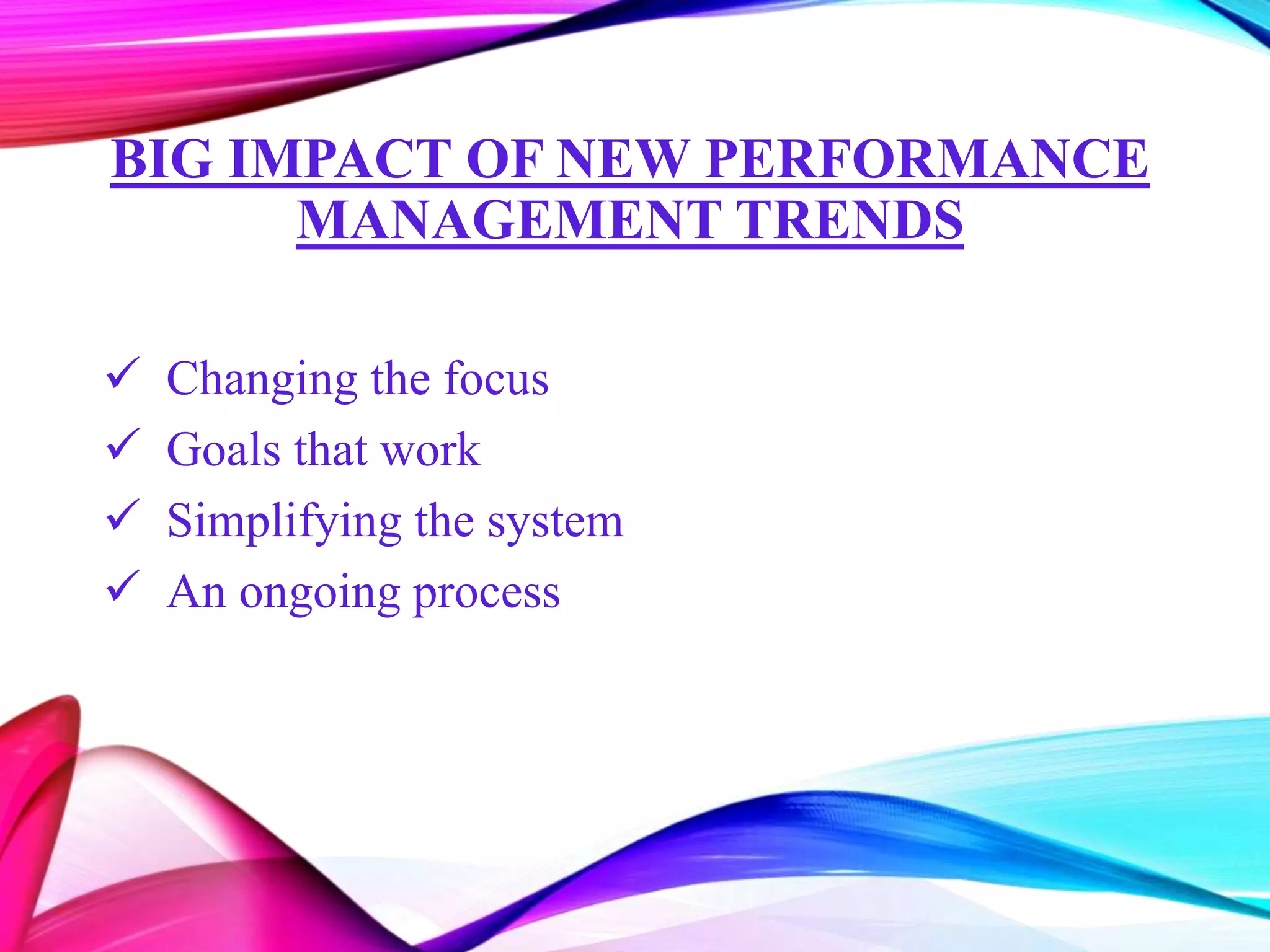 Performance management trends | PPTX