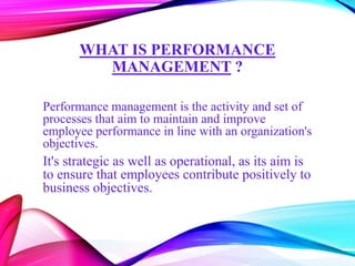 Performance management trends | PPTX