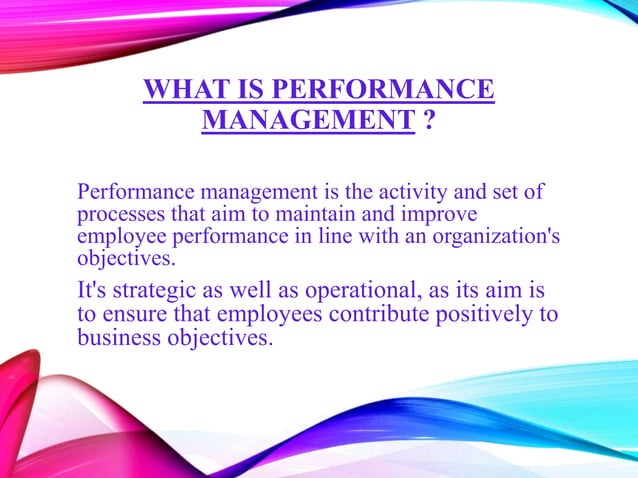 Performance management trends | PPTX