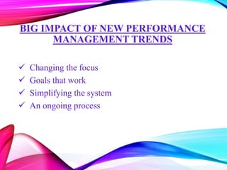 Performance management trends | PPTX