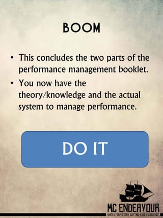 Performance management tutorial | PDF