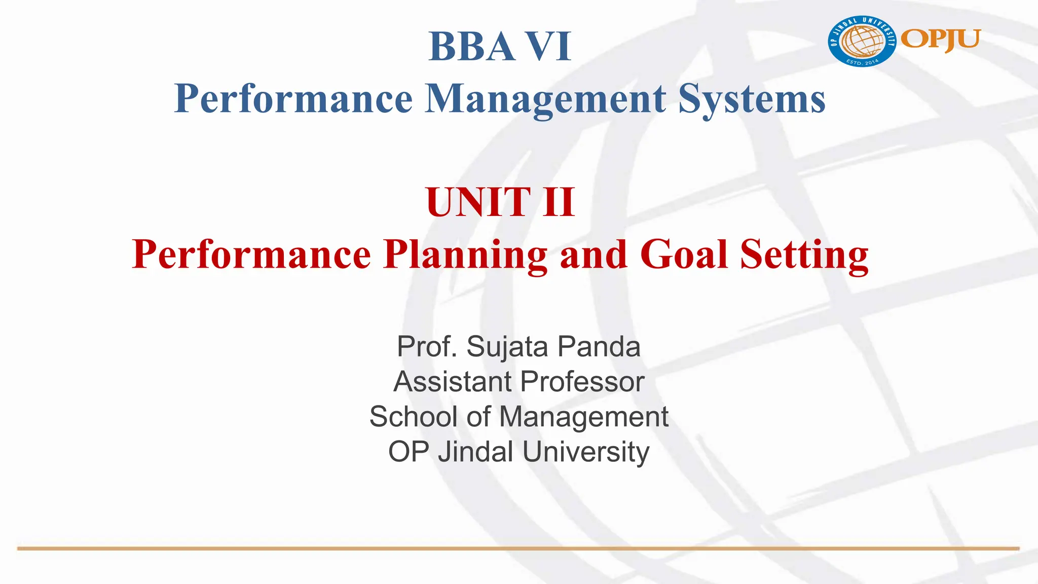 Performance Management Unit 2.presentation | PPTX