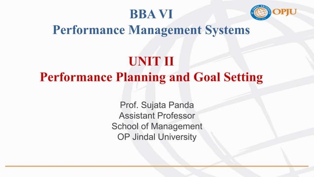 Performance Management Unit 2.presentation | PPTX