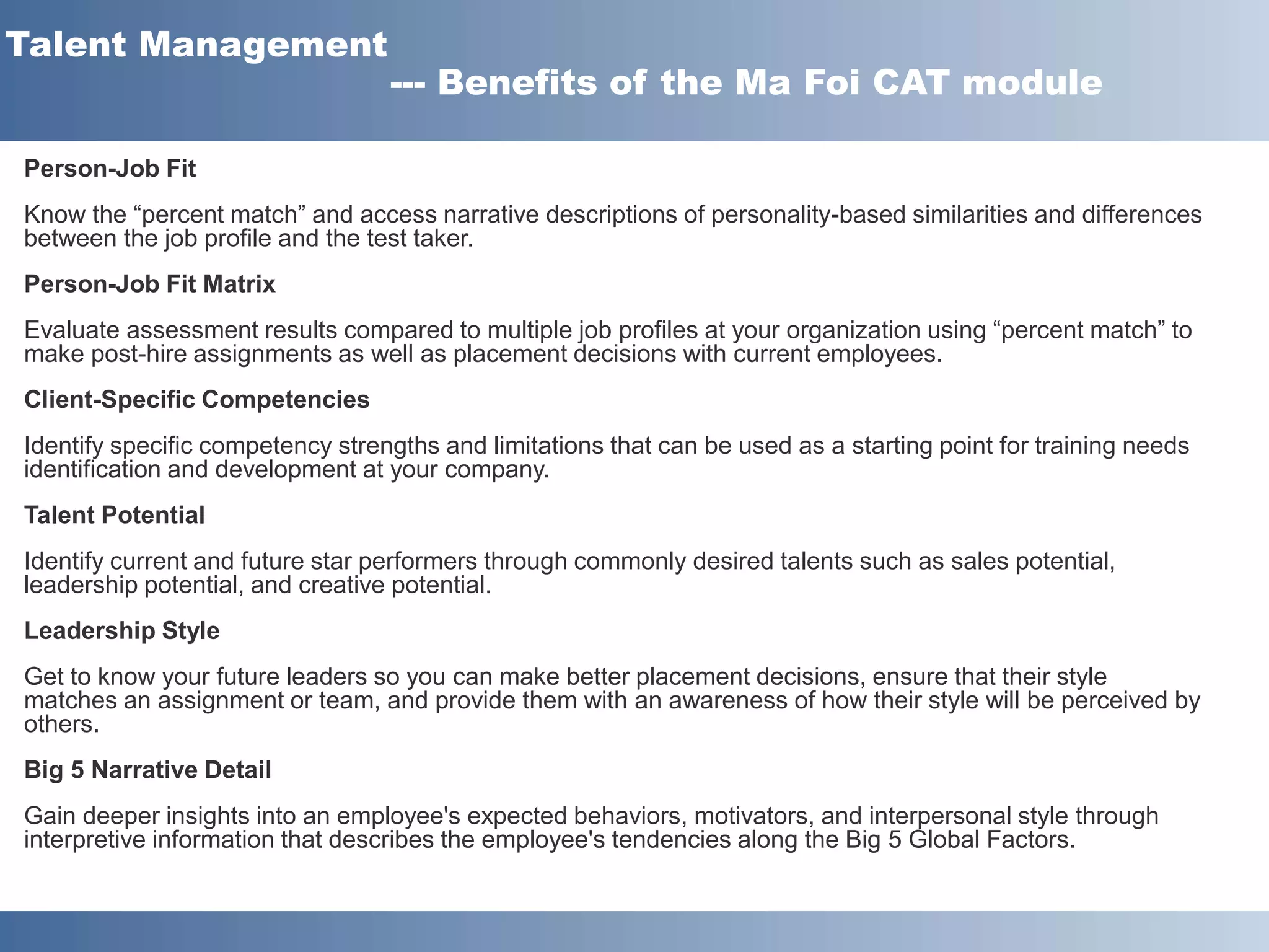 PERFORMANCE MANAGEMENT using Competency Assessment Technique and 360 ...