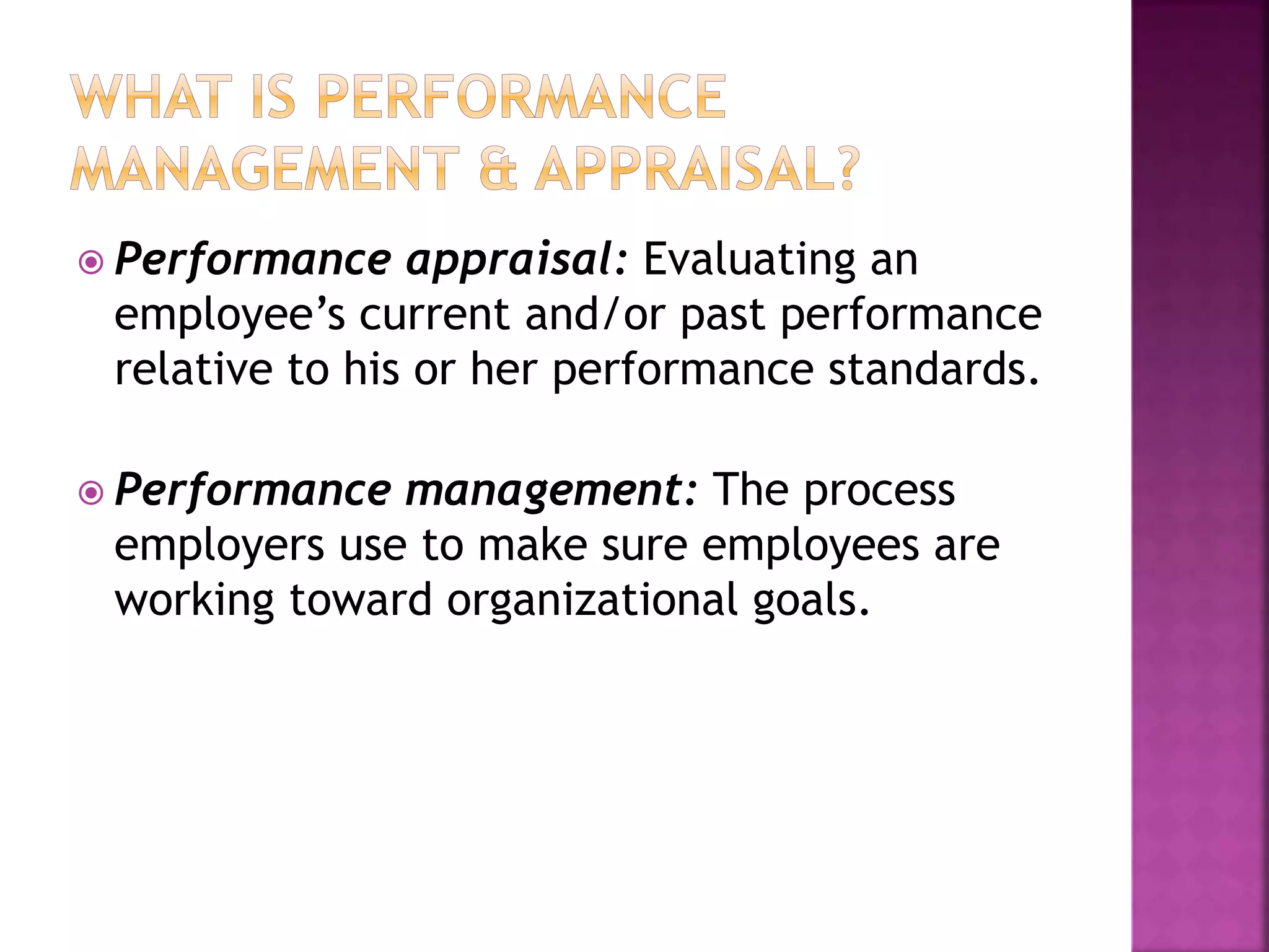 Performance management & appraisal | PPT