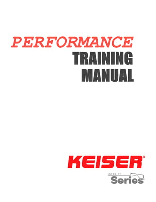 Keiser Performance Manual | PDF