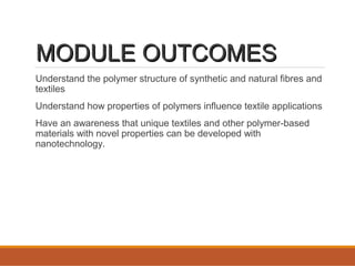 Performance materials textiles | PPT