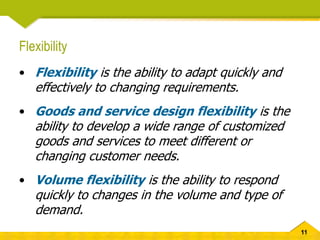 The Performance Measurement in Operations | PPT