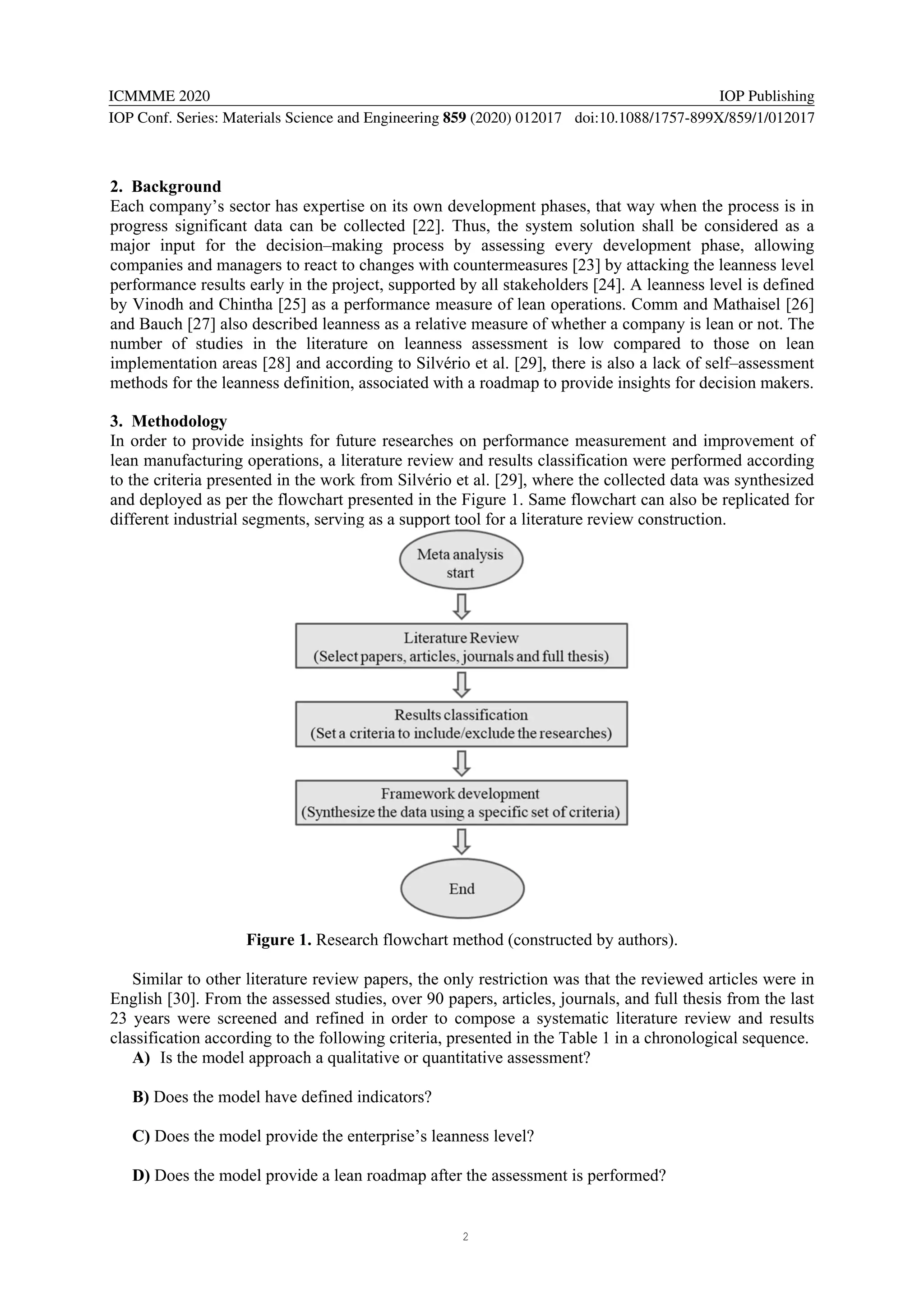 Performance Measurement and Improvement of Lean Manufacturing ...