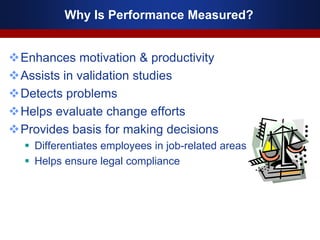 Performance measurement techniques | PPT