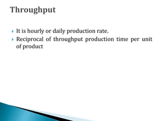 Performance Measures of Manufacturing System | PPTX