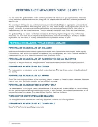 Performance measures guide | PDF