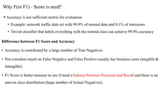 Machine Learning Performance metrics for classification | PDF