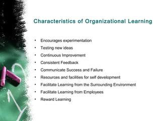 Organizational Learning Performance Management Ppt