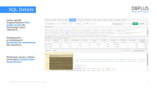 DBPLUS Performance Monitor dla Microsoft SQL Server | PPT