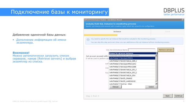 Performance Monitor для Microsoft SQL Server | PPT