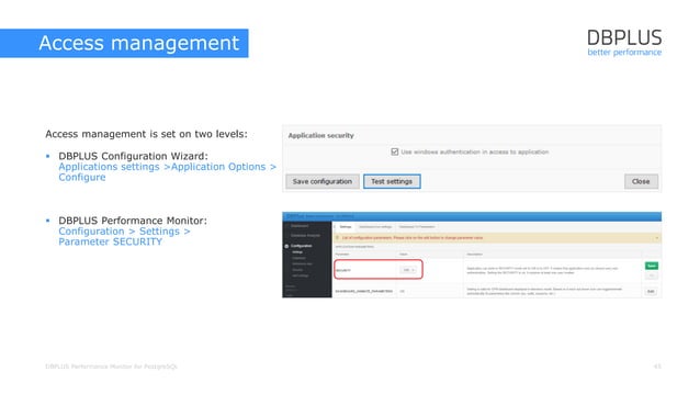 DBPLUS Performance Monitor for PostgeSQL | PPT