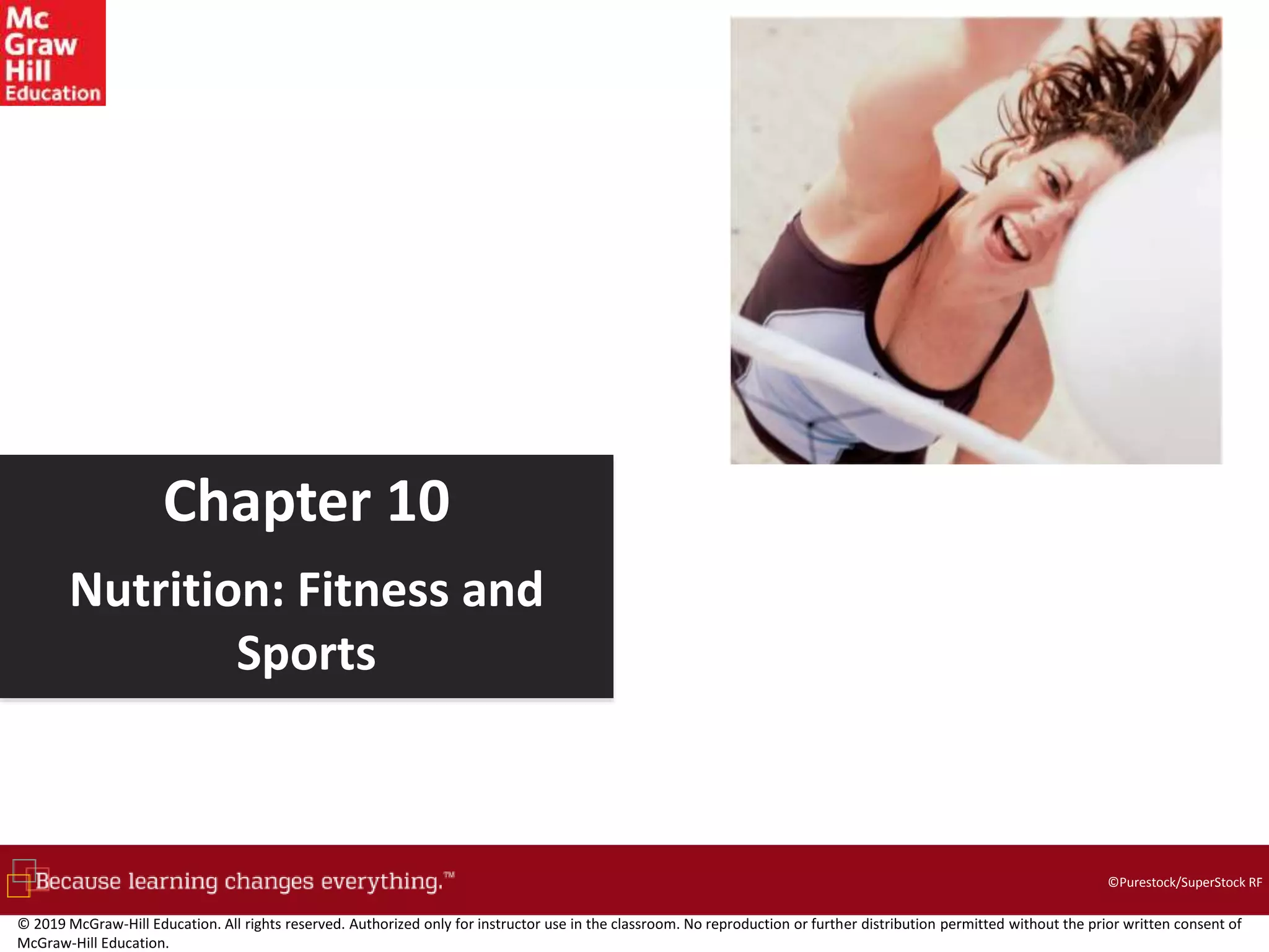 Performance nutrition chapter 10 | PPTX