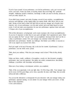 Performance of appraisal | DOCX