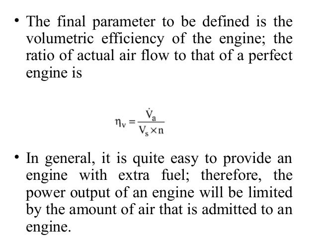 Volumetric Efficiency