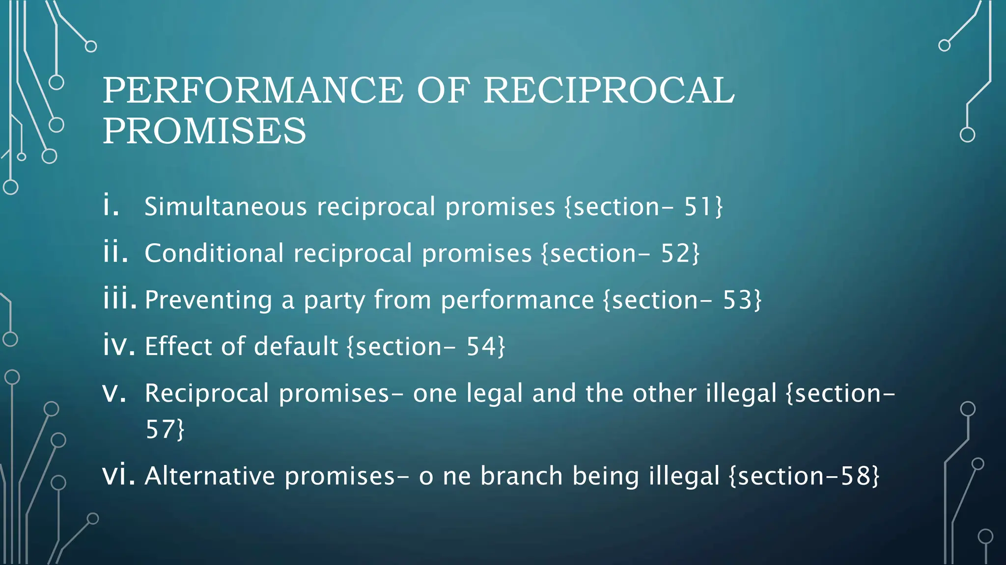 Performance of contract-1 law presentation | PPTX
