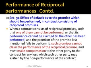 Performance of contract | PPTX