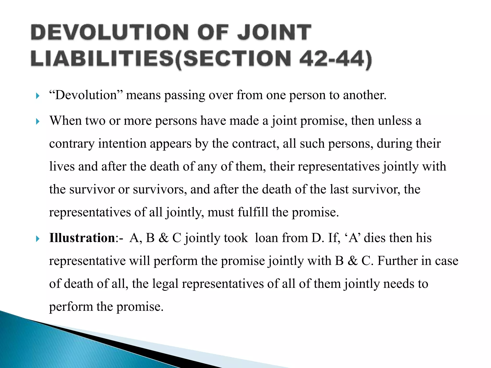 Performance of contract | PPTX