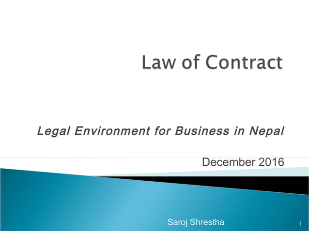 Law of contract | PPT