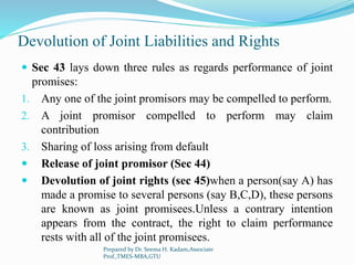 Performance of contract | PPTX