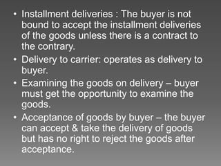 Performance of contract | PPTX