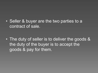 Performance of contract | PPT