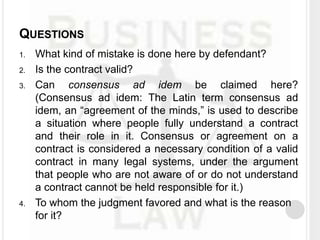 Performance of Contract ,Business Law case | PPTX