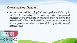 Performance of contract of sales | PPTX