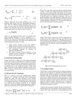 Performance of different classifiers in speech recognition | PDF