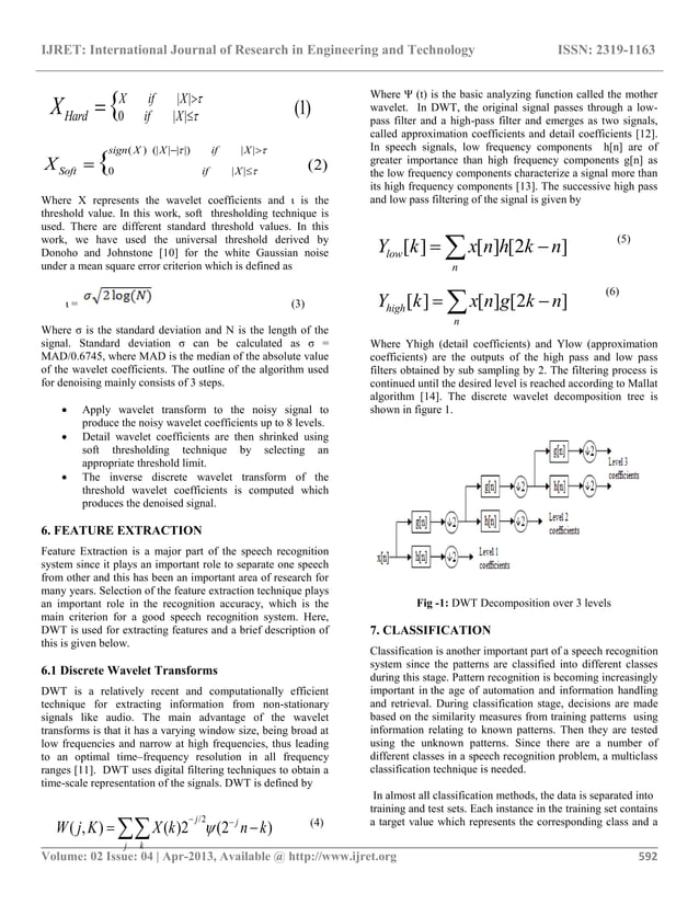 Performance Of Different Classifiers In Speech Recognition Pdf